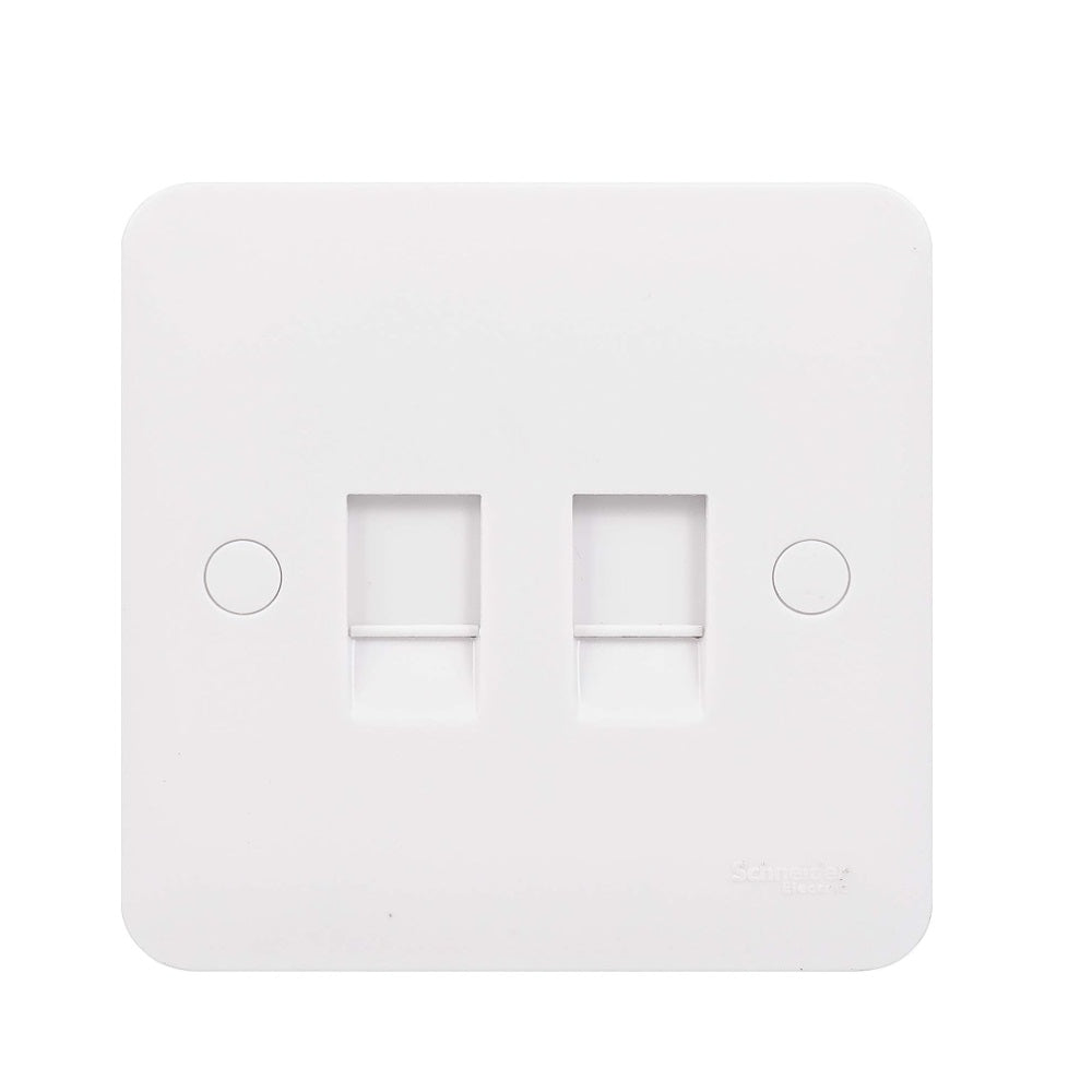 Schneider LISSE Data Socket RJ45 CAT6 2 Gang — Bulls Hardware LLC