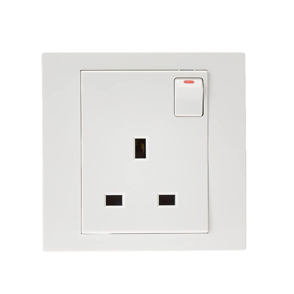 Schneider VIVACE 13A Universal Switched Socket 1G — Bulls Hardware LLC