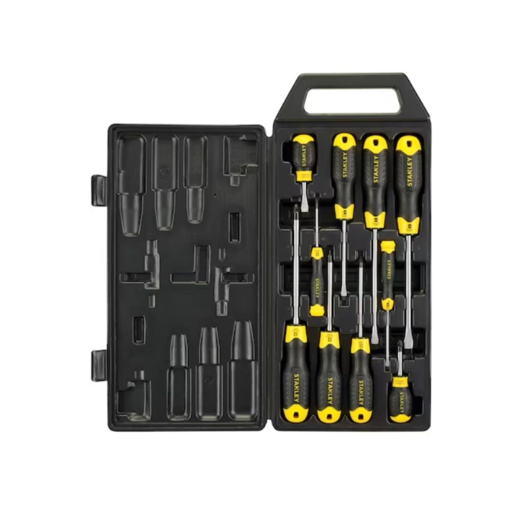 Stanley Cushion Grip Screwdriver Phillips Slotted Set (10p/set) - 2-65 ...