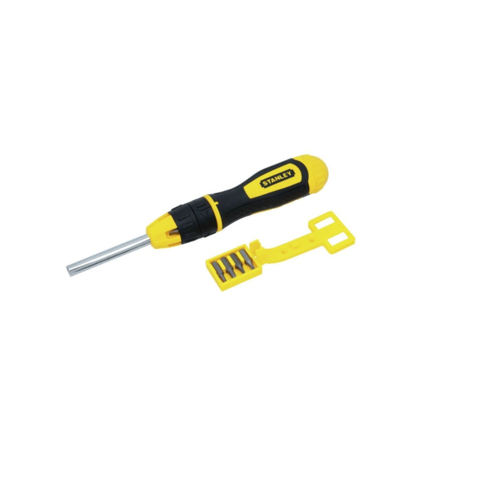 Stanley Multi-Bit Ratcheting Screwdriver with Bit Set - 0-68-010 ...