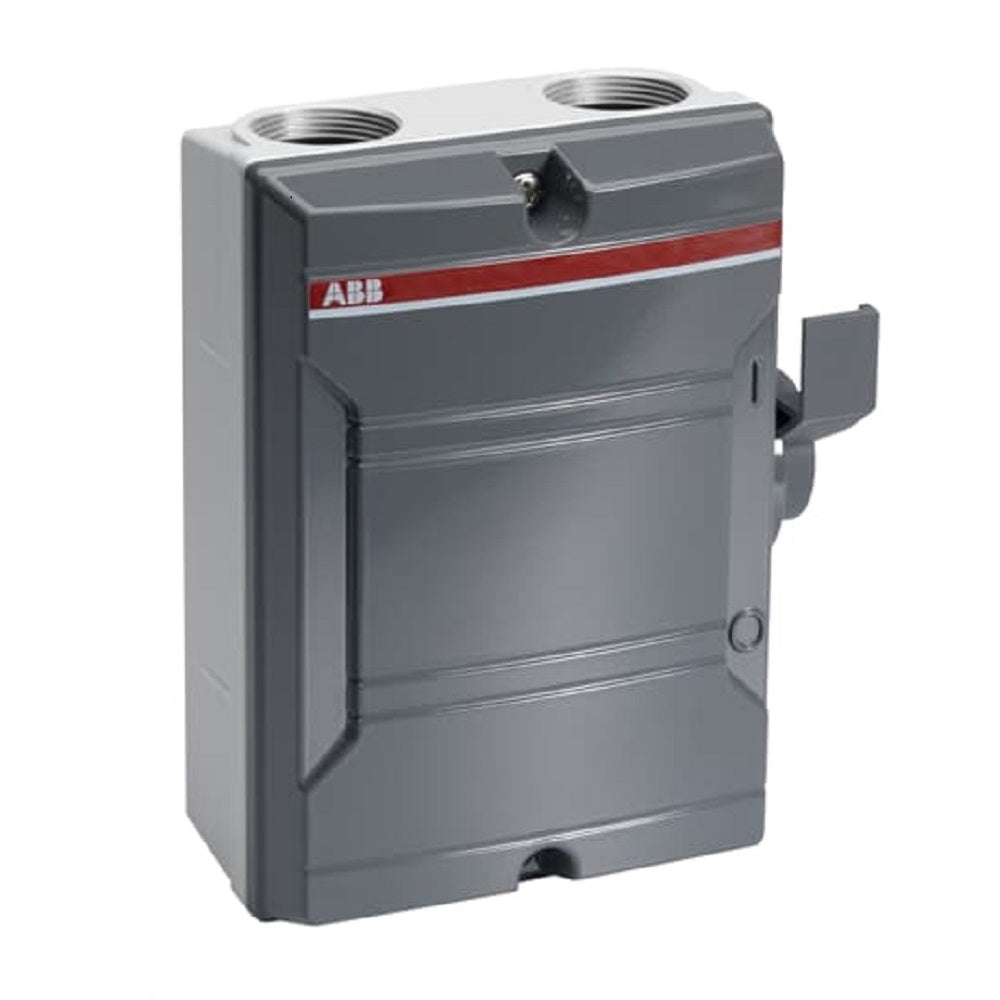 Isolator Switch Disconnector ABB Weather Proof Metal Body 40A 4-Pole ( — Bulls Hardware LLC