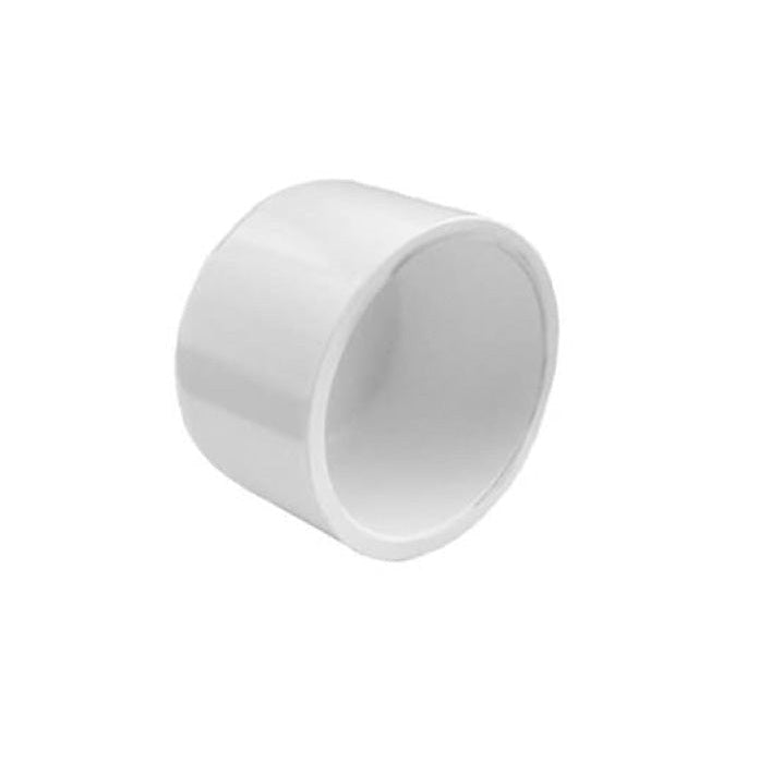 PVC White Endcap — Bulls Hardware LLC