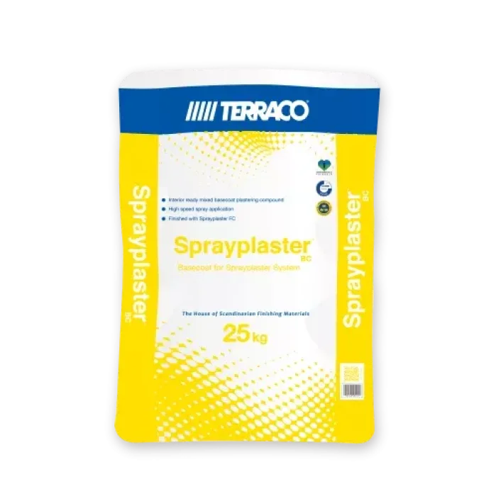 Terraco Spray Plaster Base Coat 25Kg — Bulls Hardware LLC